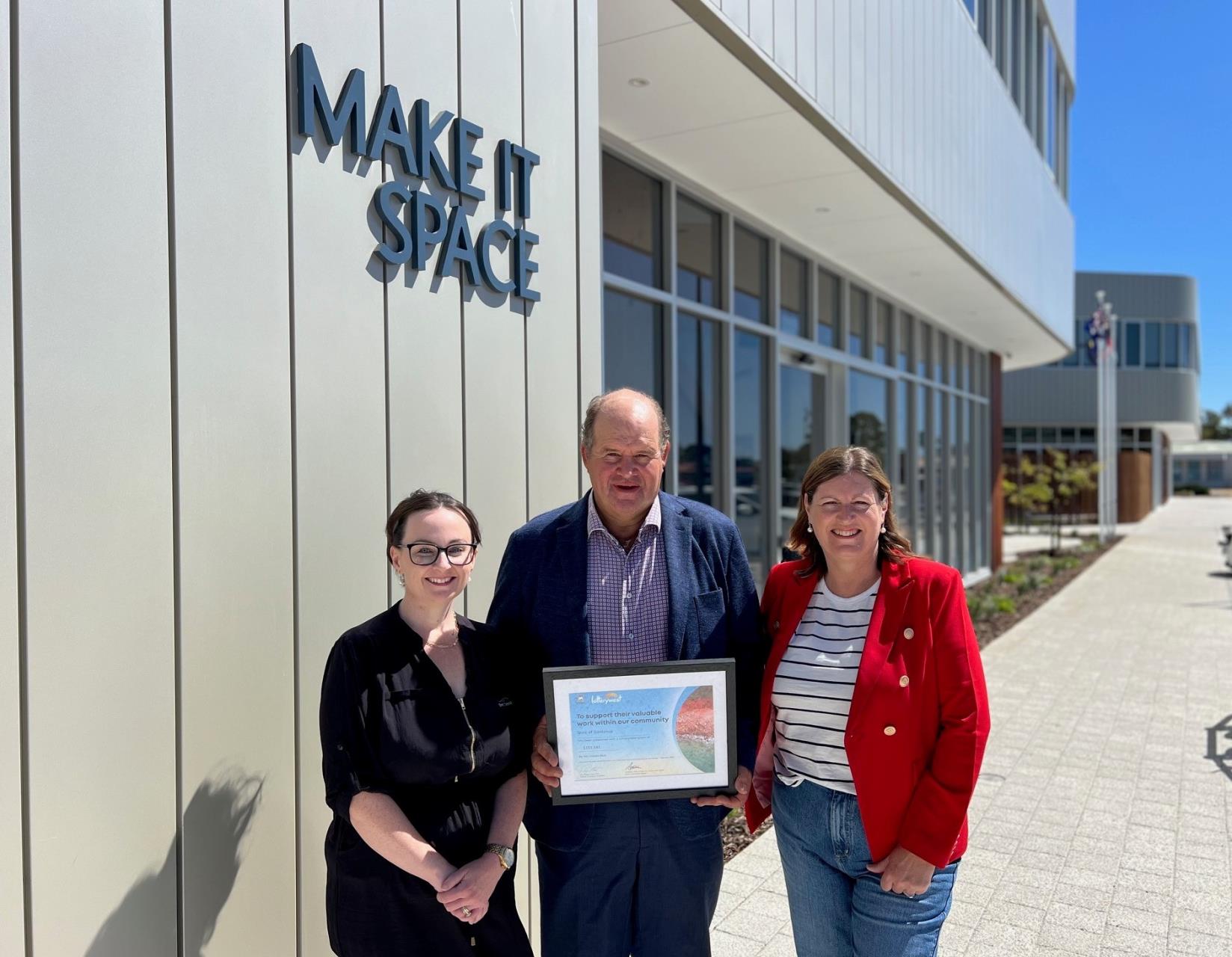News Story - Shire's Make-It-Space received welcomed Lotterywest boost ...